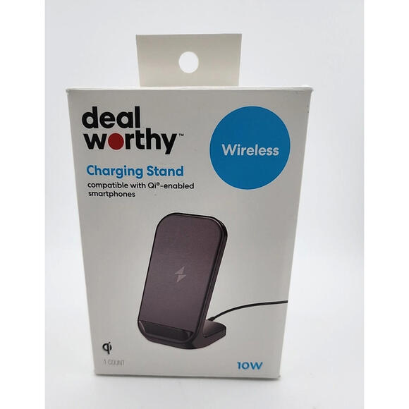 Cell Phones & Accessories | 1w Qi Charging Stand Dealworthy Black Usb ...